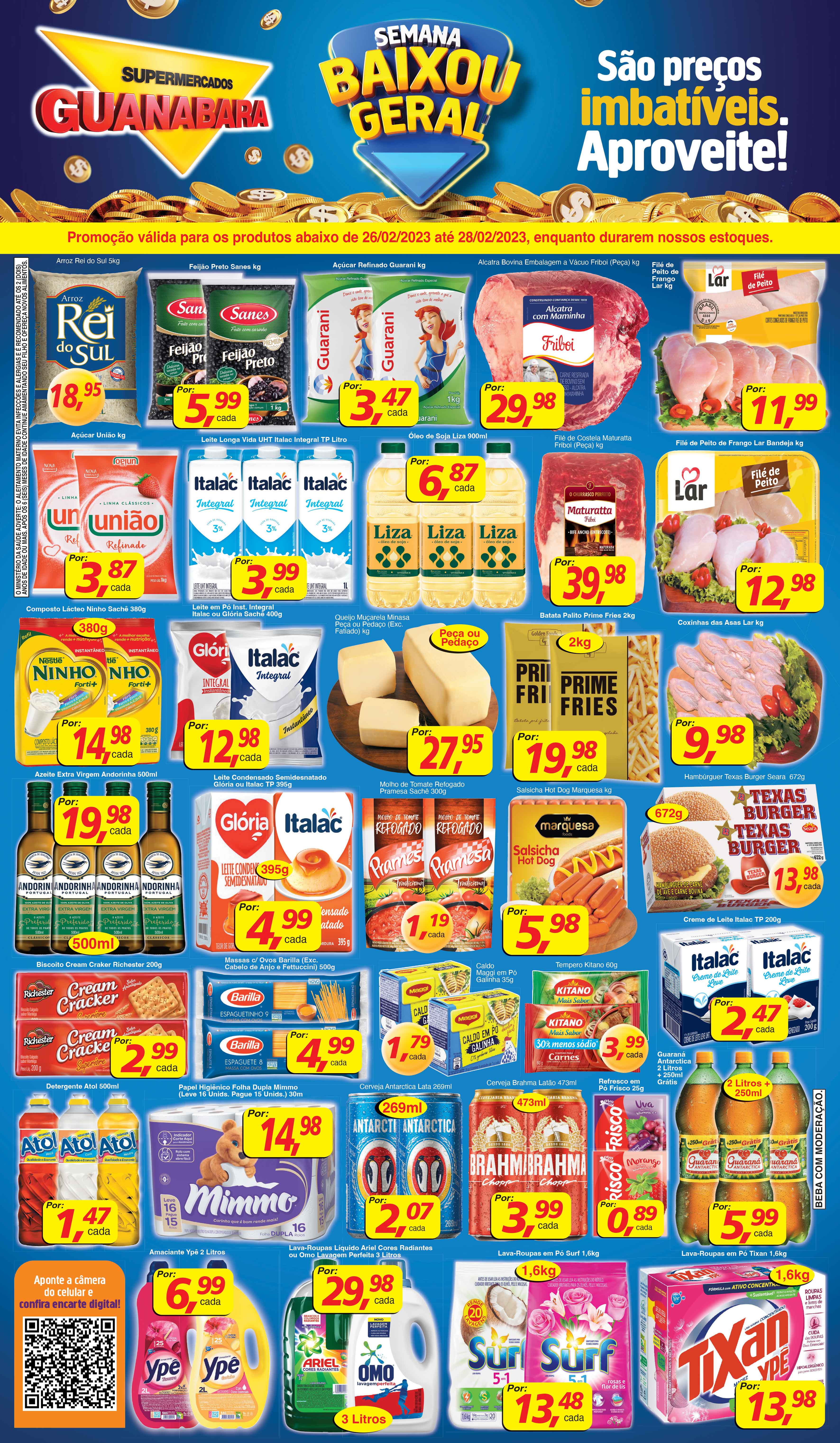 Encarte 26 a 28 02 2023 Supermercados Guanabara Encarte 26 a 28 02 2023 Supermercados Guanabara